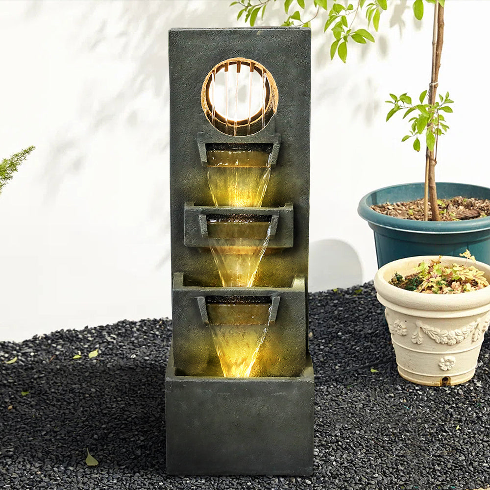 Outdoor Fountain | ZEN Flowing Fountain - Zen Flowing Fountain